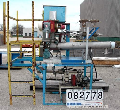 USED: Union Carbide single screw extruder system consisting of (1) Un