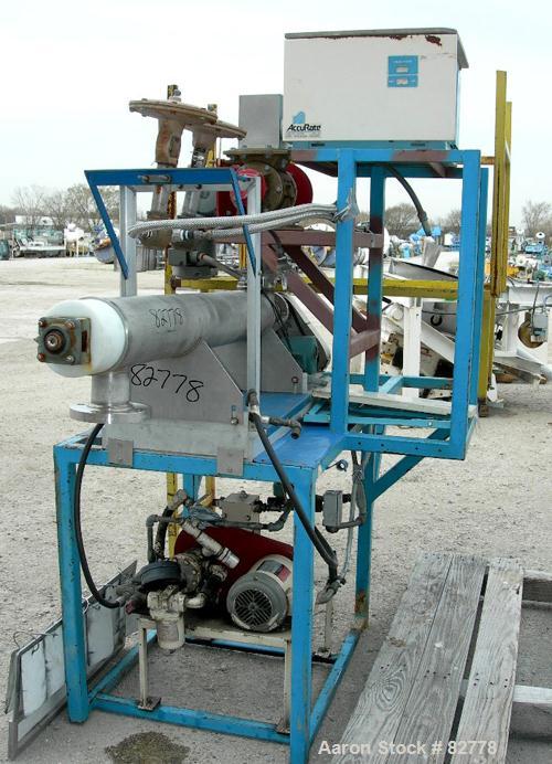 USED: Union Carbide single screw extruder system