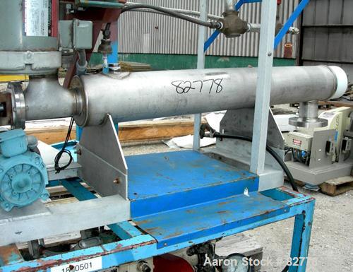 USED: Union Carbide single screw extruder system