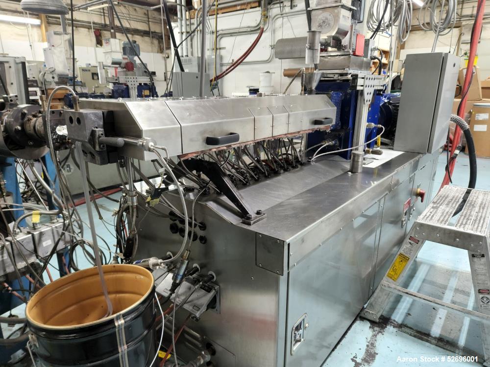 Used-Entek 27mm Co-Rotating Twin Screw Extruder,