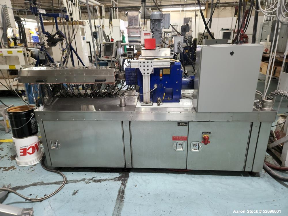 Used-Entek 27mm Co-Rotating Twin Screw Extruder,