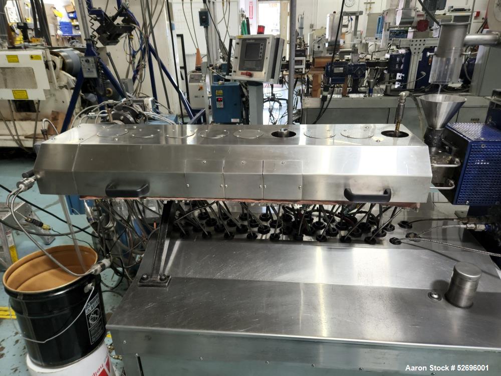 Used-Entek 27mm Co-Rotating Twin Screw Extruder,