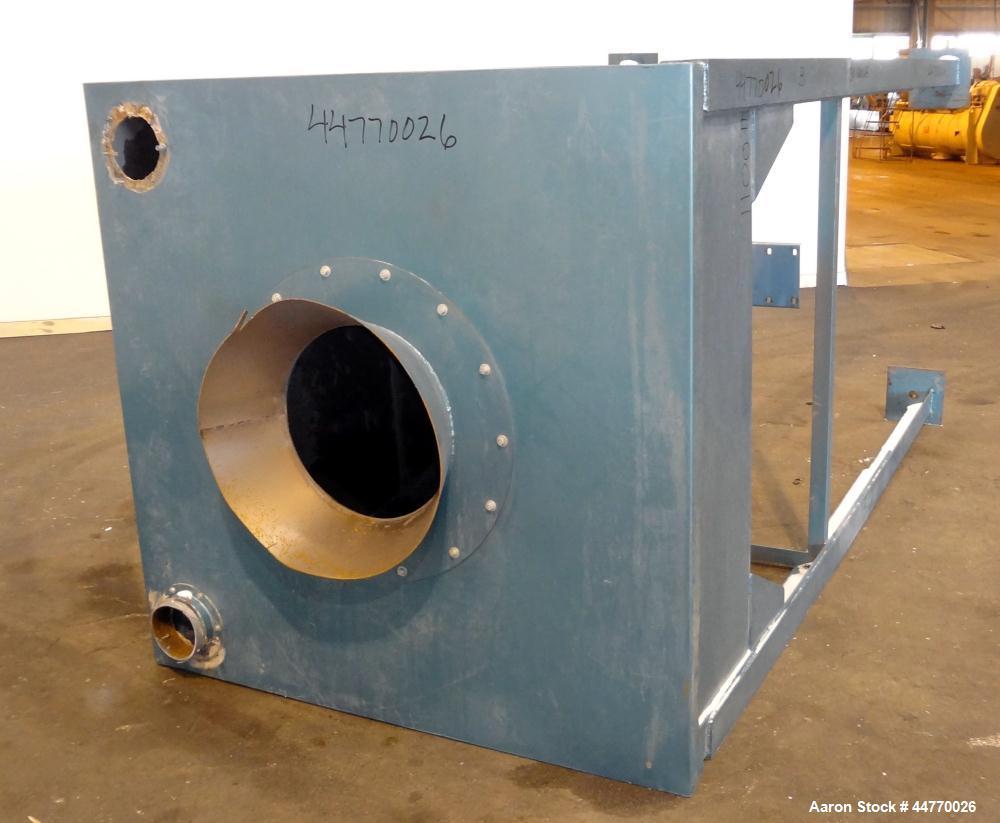 Used Hopper, Approximately 45 Cubic Feet, Carbon Steel. 60" Wide x 6