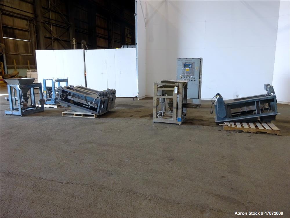 Used Brabender Loss-In-Weight (3) Component Feeding System. Consistin