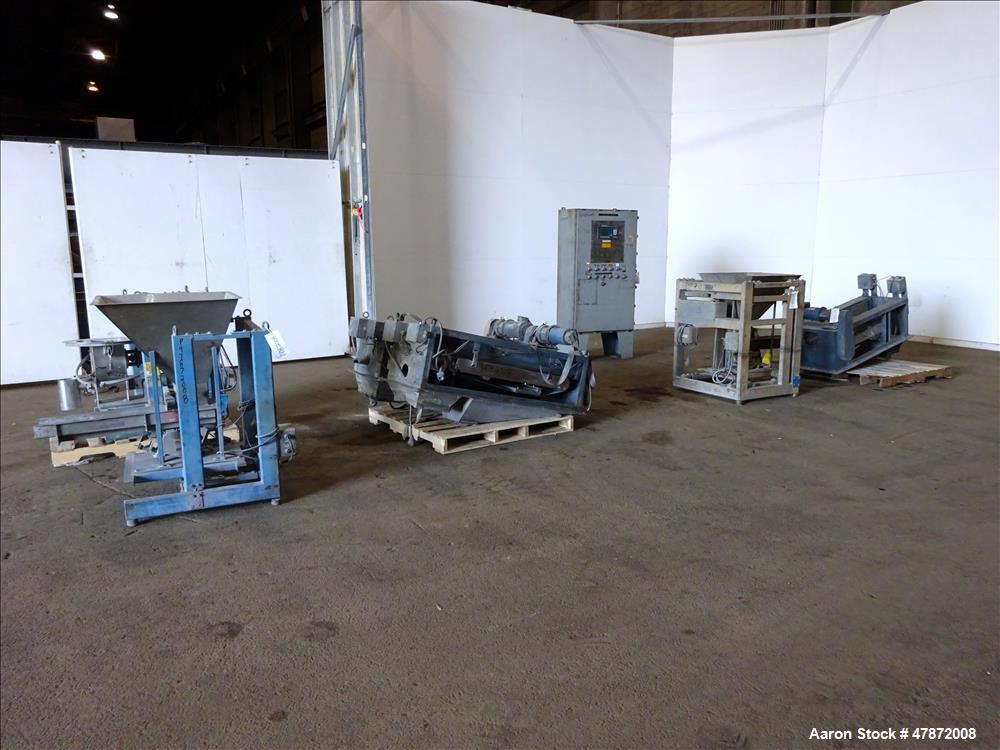 Used Brabender Loss-In-Weight (3) Component Feeding System. Consistin