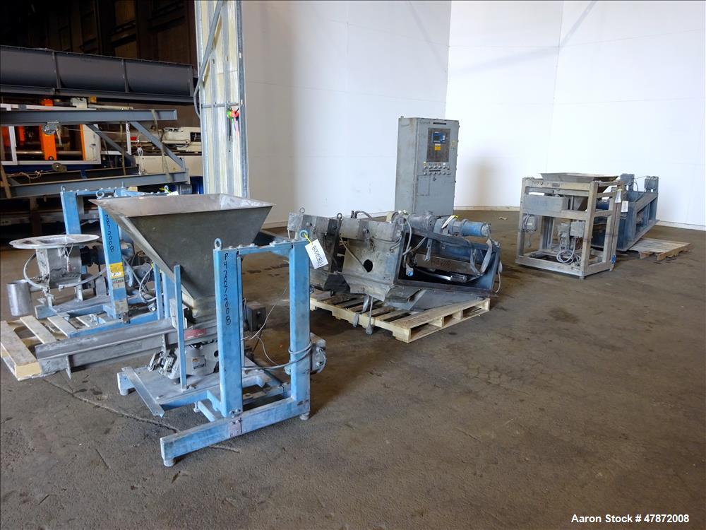 Used Brabender Loss-In-Weight (3) Component Feeding System. Consistin