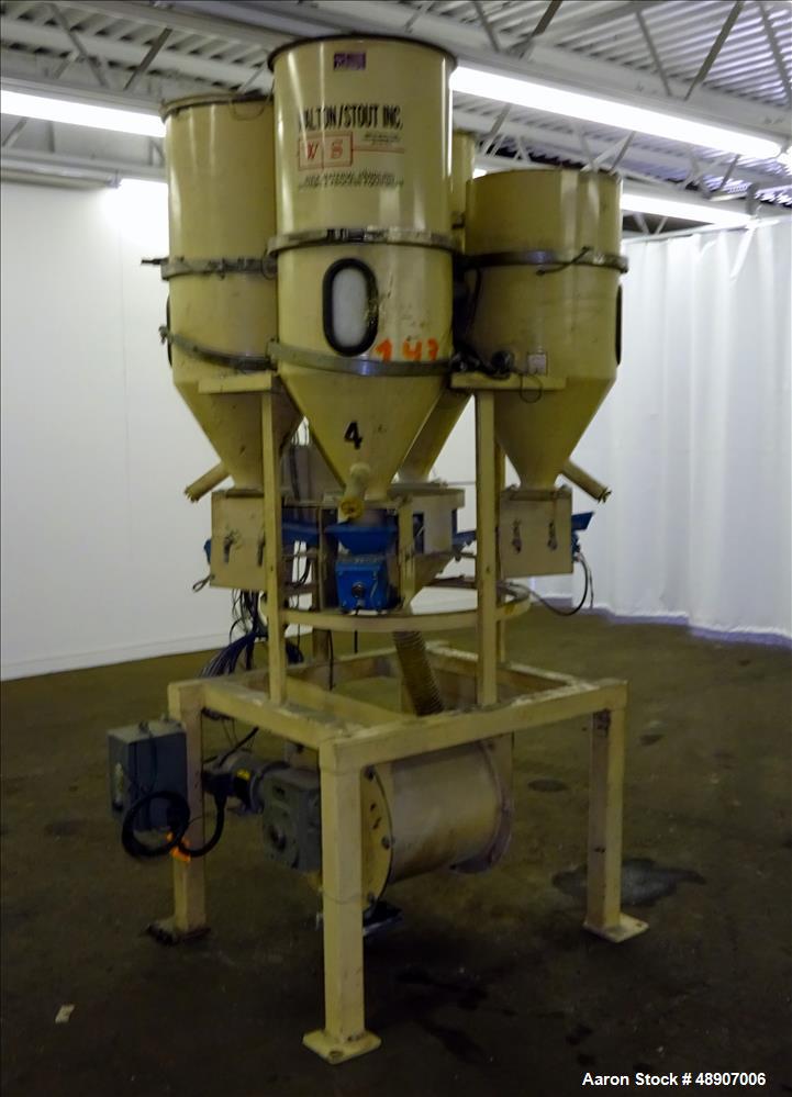 Used Walton Stout 4 Componant Volumetric Blending System, Model D-01A