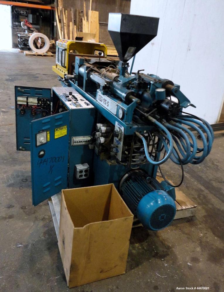 Used Boy Machines 15 S Horizontal Injection Molder, 15 Tons, Model 15