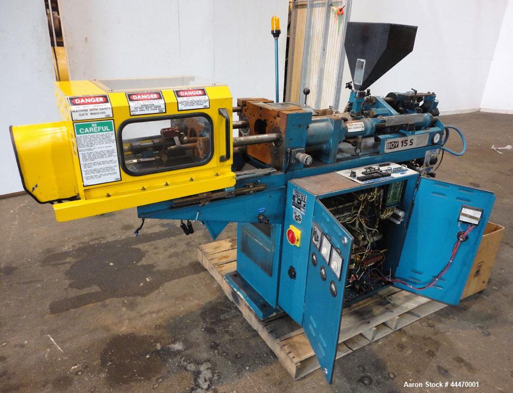 Used Boy Machines 15 S Horizontal Injection Molder, 15 Tons, Model 15
