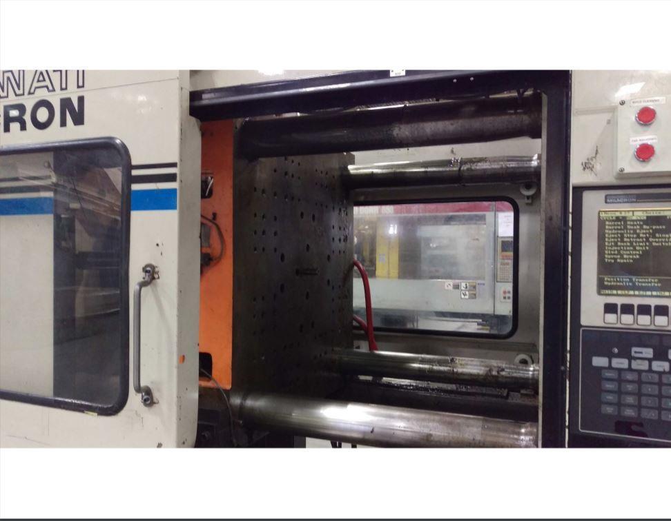 Used 300 Ton Cincinnati Injection Mold Machine, Model VH300-21. Picke