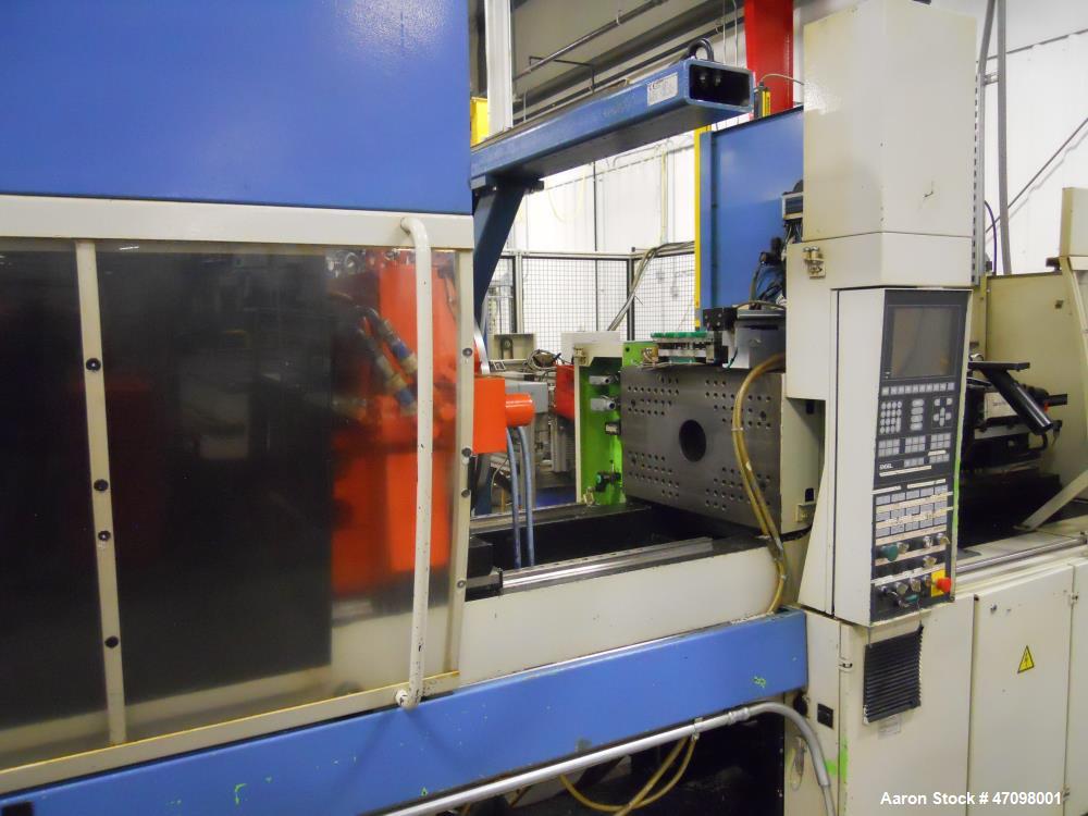 Used Engel Injection Molding Machine, Model ES 330/80 HL. 800 KN clam