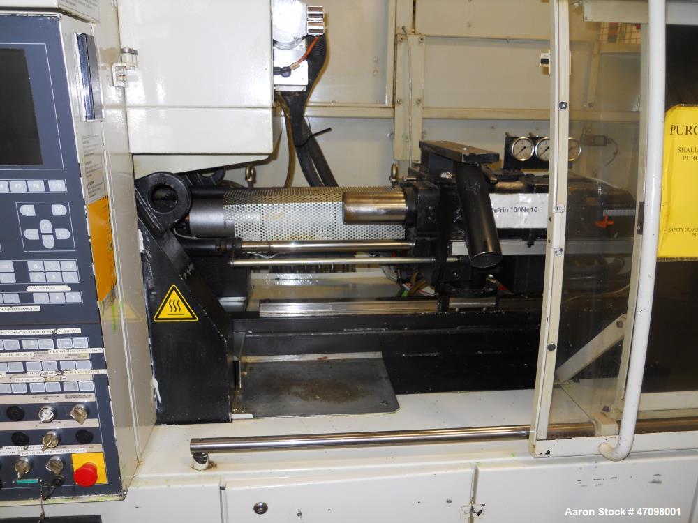 Used Engel Injection Molding Machine, Model ES 330/80 HL. 800 KN clam