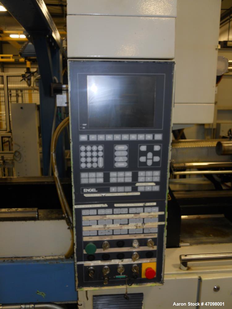 Used Engel Injection Molding Machine, Model ES 330/80 HL. 800 KN clam
