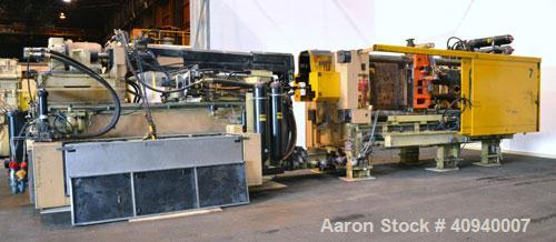 Used Husky Horizontal Injection Mold Machine, 500 Tons, Model LX500.
