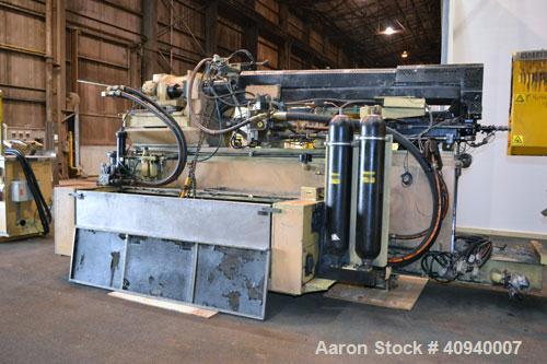 Used Husky Horizontal Injection Mold Machine, 500 Tons, Model LX500.