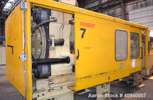Used Husky Horizontal Injection Mold Machine, 500 Tons, Model LX500.