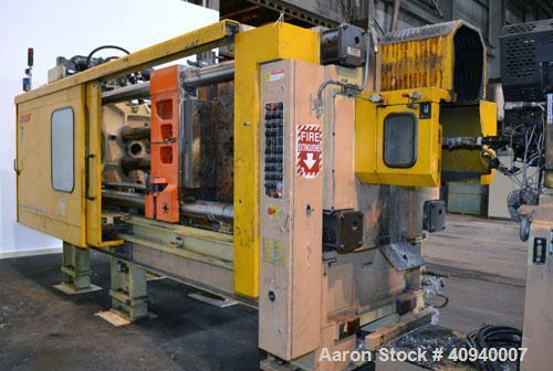Used Husky Horizontal Injection Mold Machine, 500 Tons, Model LX500.