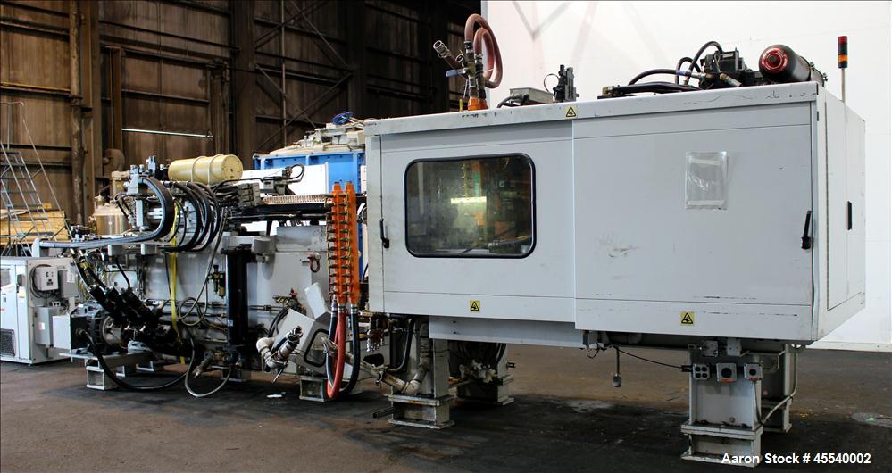 Used Husky Horizontal Injection Mold Machine, 300 Tons, Model SX300.