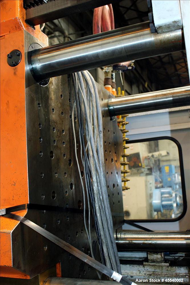 Used Husky Horizontal Injection Mold Machine, 300 Tons, Model SX300.