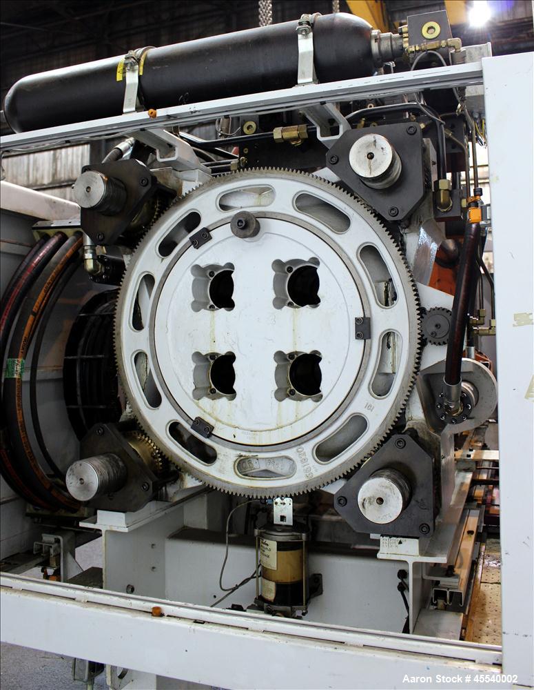 Used Husky Horizontal Injection Mold Machine, 300 Tons, Model SX300.