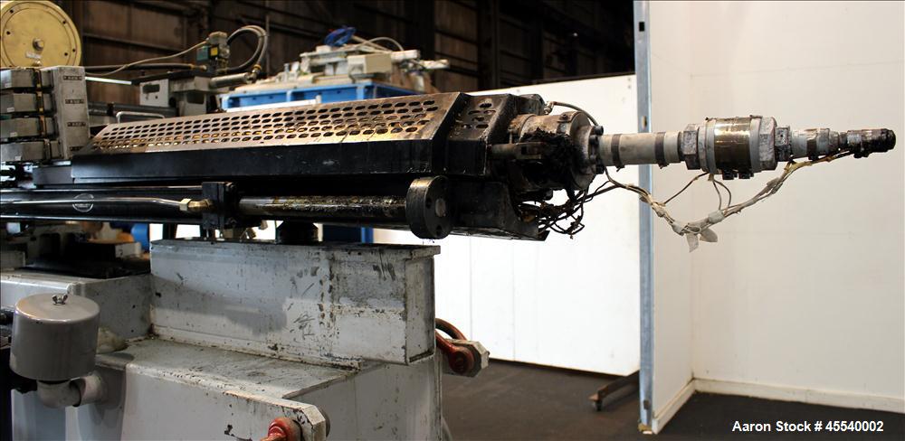 Used Husky Horizontal Injection Mold Machine, 300 Tons, Model SX300.