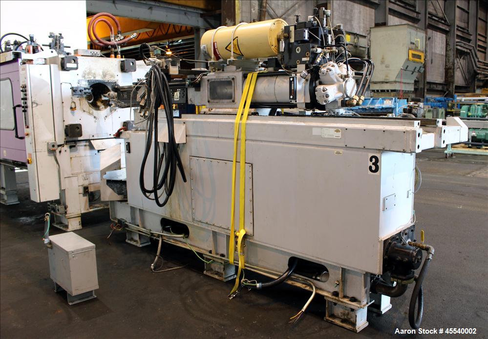 Used Husky Horizontal Injection Mold Machine, 300 Tons, Model SX300.