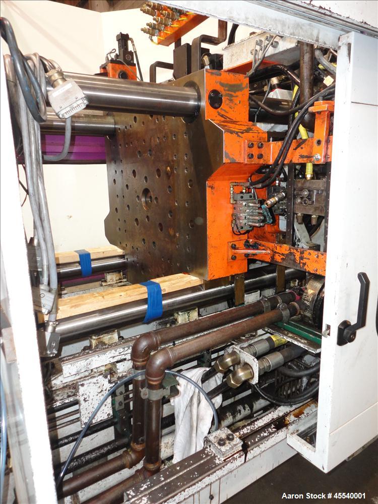 Used Husky 225 Ton Horizontal Injection Mold Machine, Model SX225 R/S
