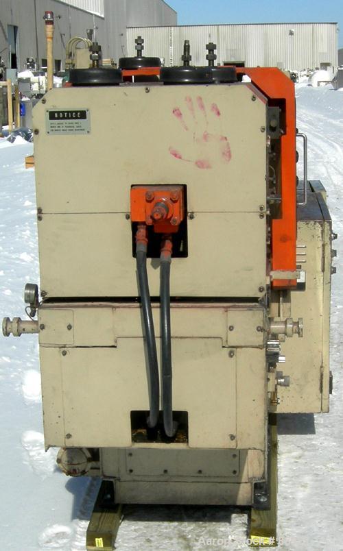 Used JSW Toggle Injection Molding Machine, Model J28SC, 30.86 Ton. Pl