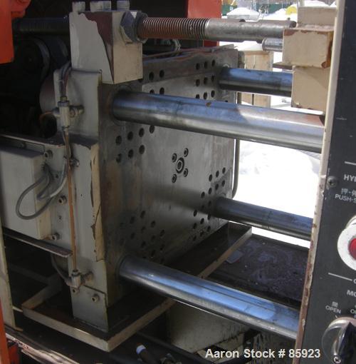 Used JSW Toggle Injection Molding Machine, Model J28SC, 30.86 Ton. Pl