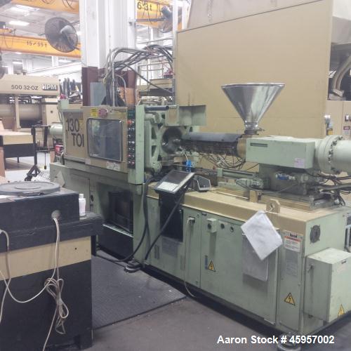 Used Nissei Injection Molding Machine. 130 Ton, 5.7 oz., platen size