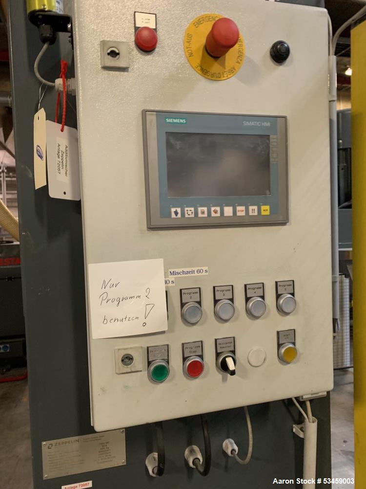 Used Zeppelin mixing system, type CMQ 300, Stainless steel on product