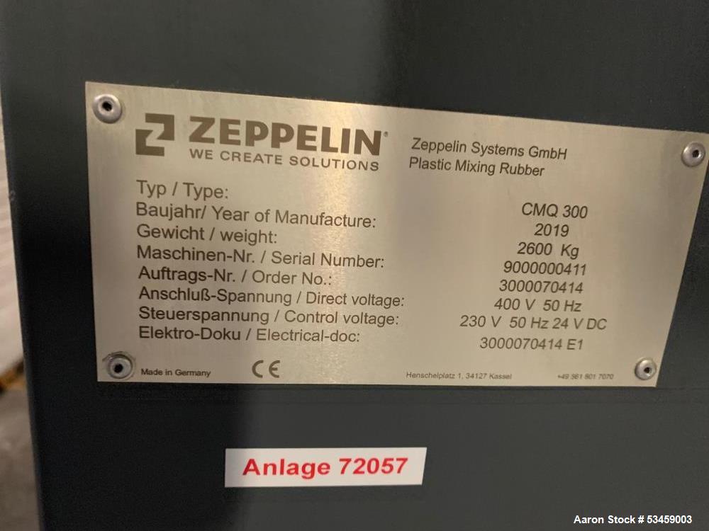 Used Zeppelin mixing system, type CMQ 300, Stainless steel on product