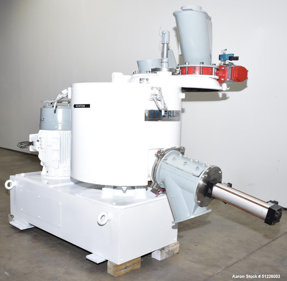 Used Merlin 250 Liter High Intensity Mixer, Model FM 250 US, 304 Stai