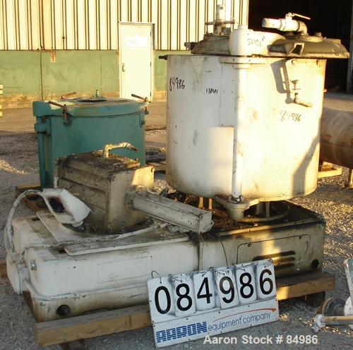 Used Henschel High Intensity Mixer, Model 115JSS, 500 Liter, 316 Stai