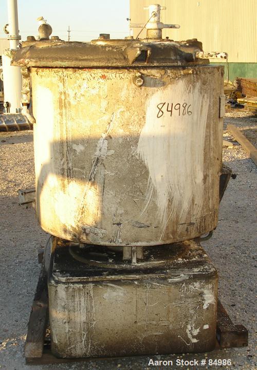 Used Henschel High Intensity Mixer, Model 115JSS, 500 Liter, 316 Stai