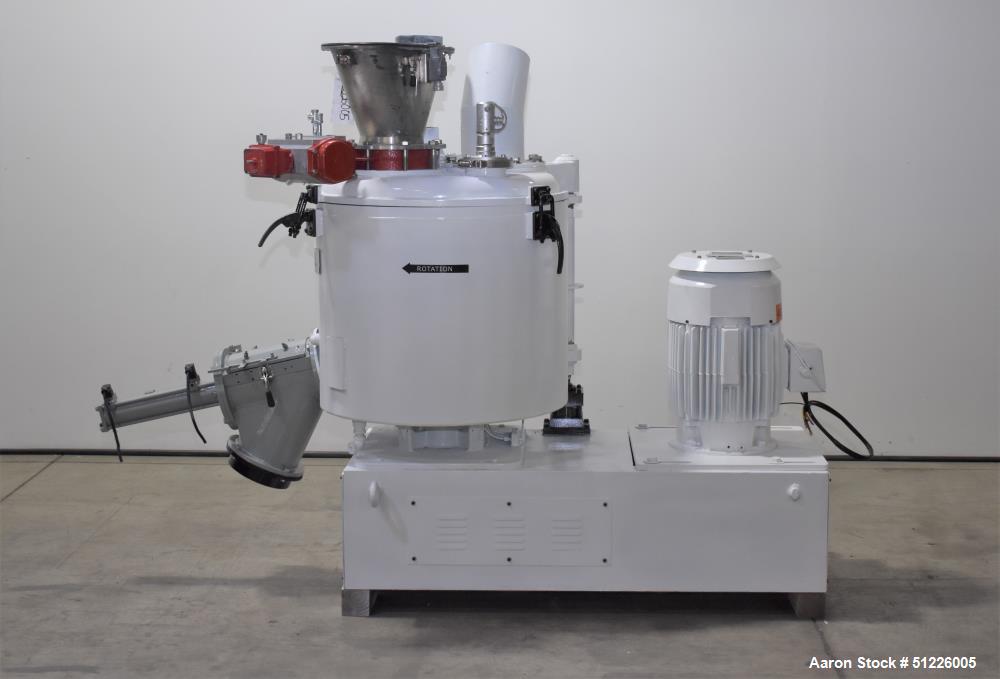 Used Henschel 250 Liter High Intensity Mixer, Model FM 250, 304 Stain