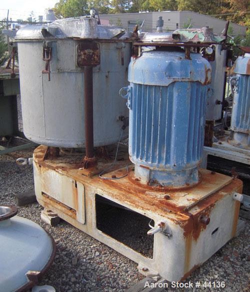 Used Henschel High Intensity Mixer, Model FM500. Total vessel volume