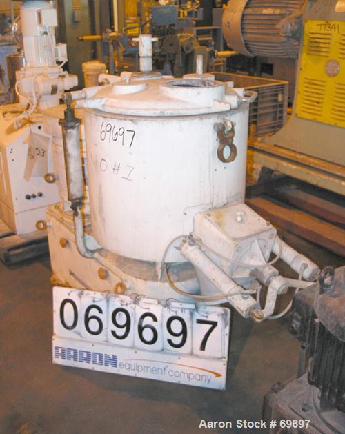 Used Henschel High Intensity Mixer, Type FM150D. 5 Cubic foot working