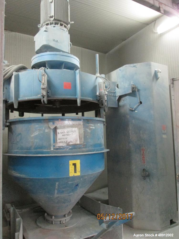 Used Mixaco Container High Intensive Container Mixer, type CM 2000-D.
