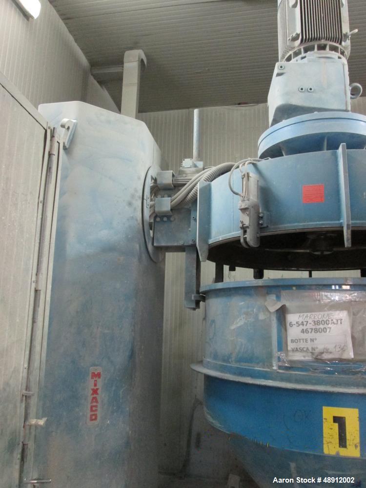 Used Mixaco Container High Intensive Container Mixer, type CM 2000-D.