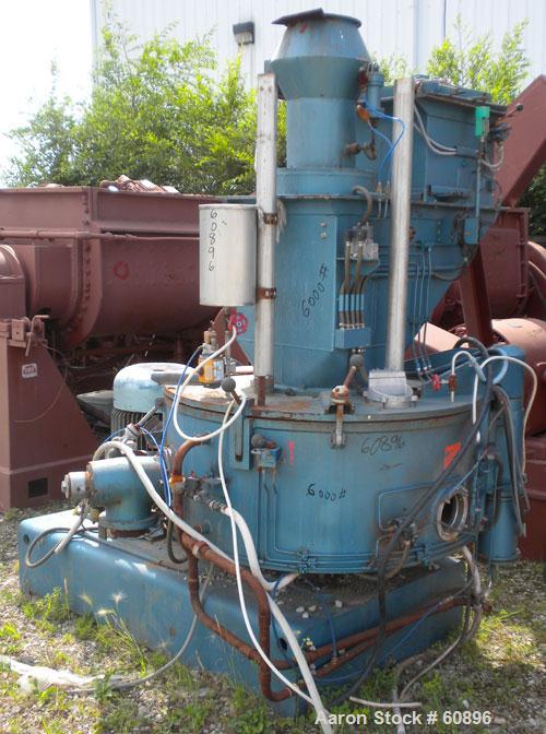 Used Mixaco High Intensive Mixer, Type DS300S. Total capacity 15.9 cu