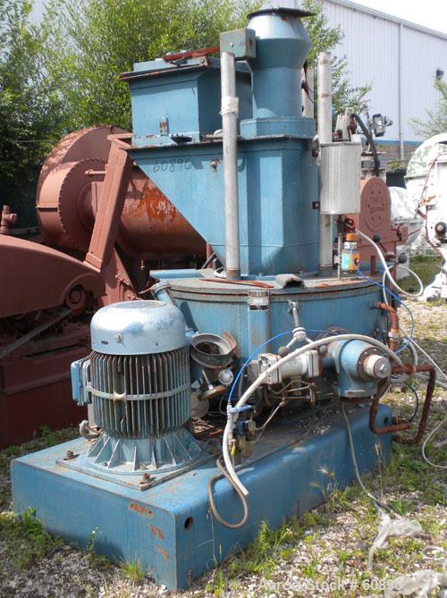 Used Mixaco High Intensive Mixer, Type DS300S. Total capacity 15.9 cu