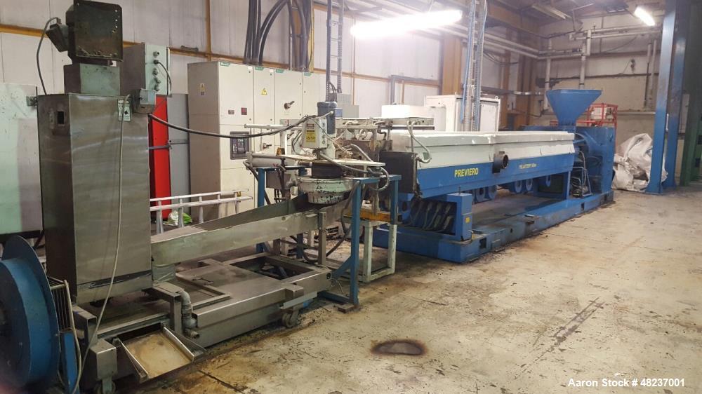 Used Sorema 160mm Two Stage Extruder, L/D 33:1. Suitable for processi