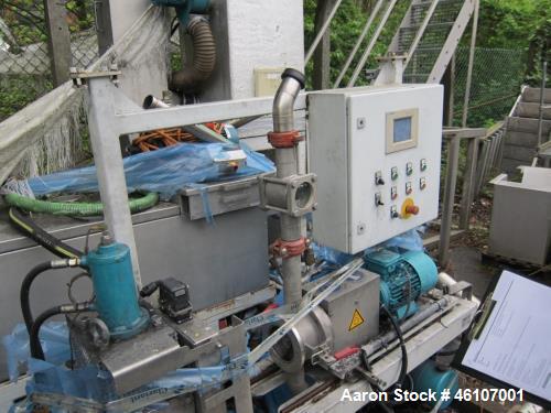 Used Econ EUP 600 Underwater Pelletizer. Built 2007. Capacity 1323 lb