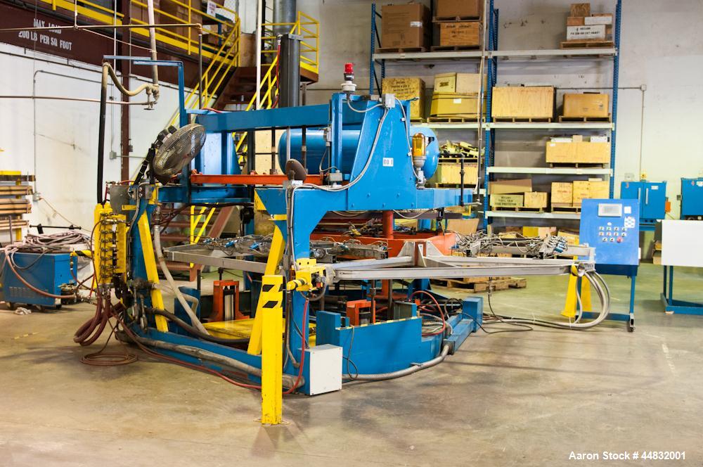 UsedRotary Vacuum Forming Machine, Model 3660. 3 Station, max formin