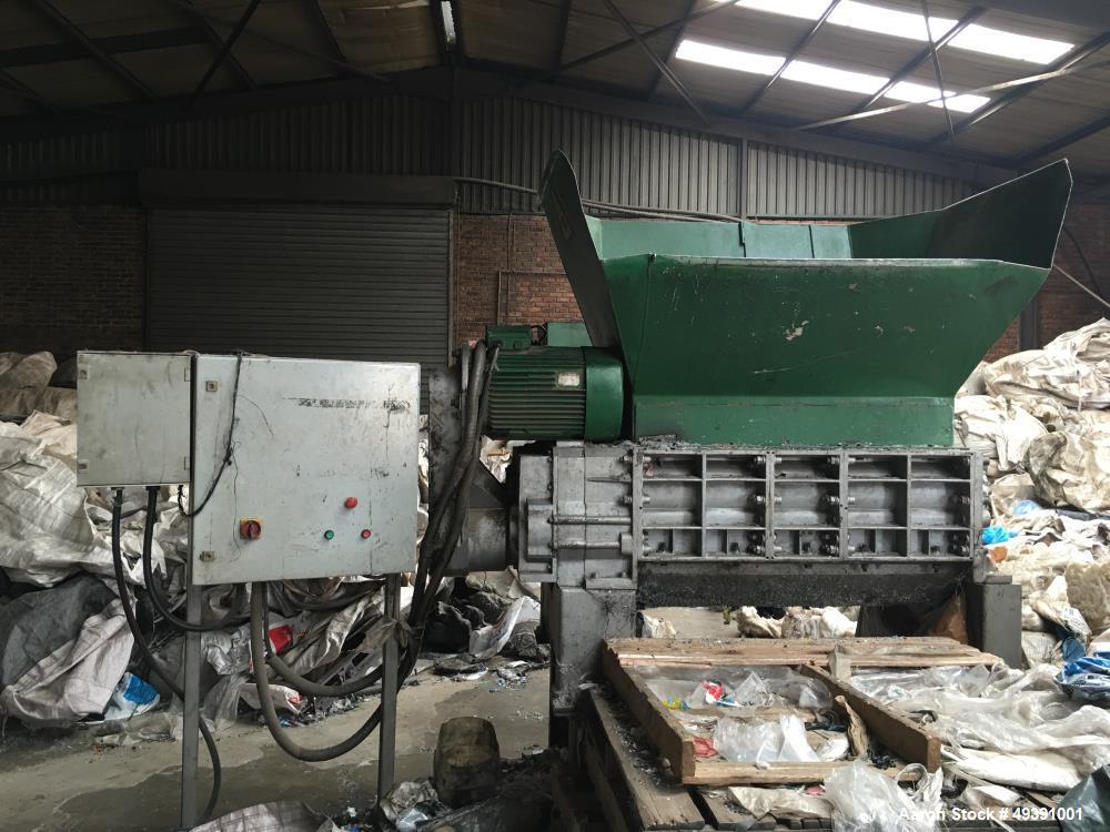 Used Plastic Recycling Line. Includes: (3) 130mm PreAlpina recycling