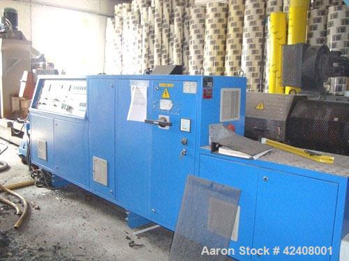UsedAmut EA 130 Single Screw Extruder with Materozza die cut. Screw d