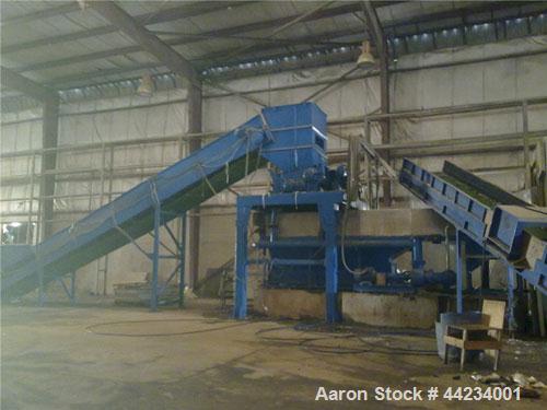 UsedAmut Full Recycling Line including washing and extrusion. Maximu