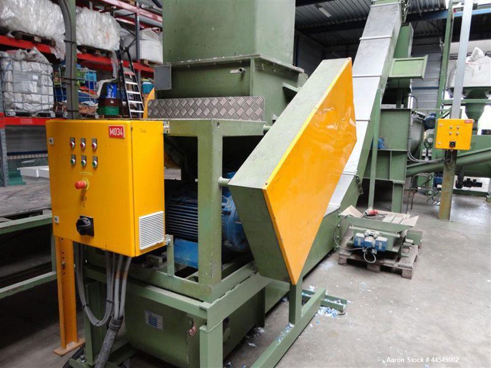 UsedBerstorff Complete Sheet Extrusion Line. Three rollers. Width 4