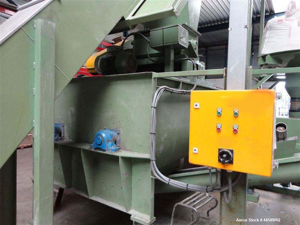 UsedBerstorff Complete Sheet Extrusion Line. Three rollers. Width 4